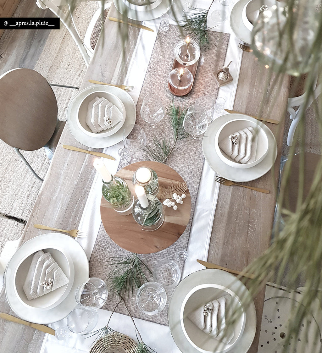 Rattan Vinyl Table runner - Beija Flor – Beija Flor World