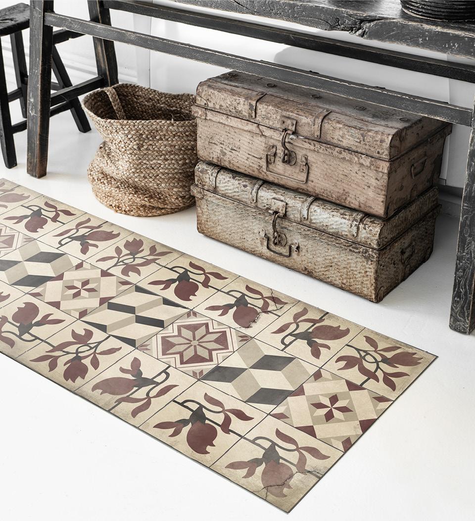 Magnolia Vinyl Rug - Beija Flor – Beija Flor World