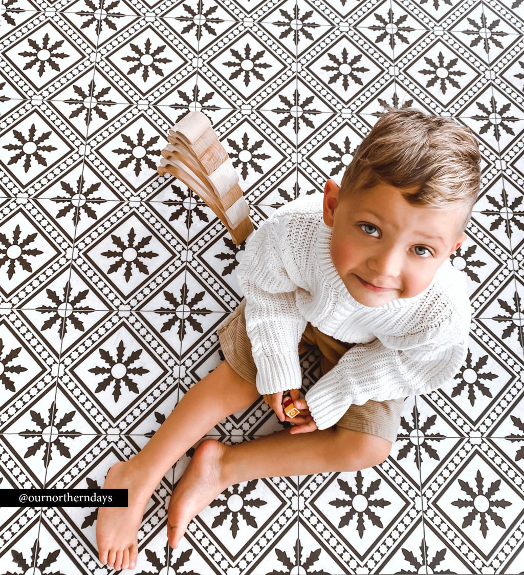 Snow Vinyl Rug - Beija Flor – Beija Flor World